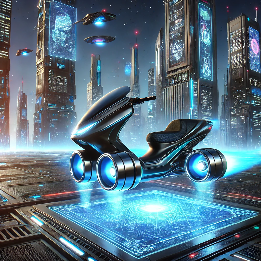 The Flying Scooter: Revolutionizing Urban Mobility - Uzone.id